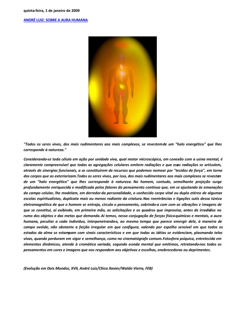 Aura Tipos de Auras | PDF | Filosofia | Religião e Espiritualidade