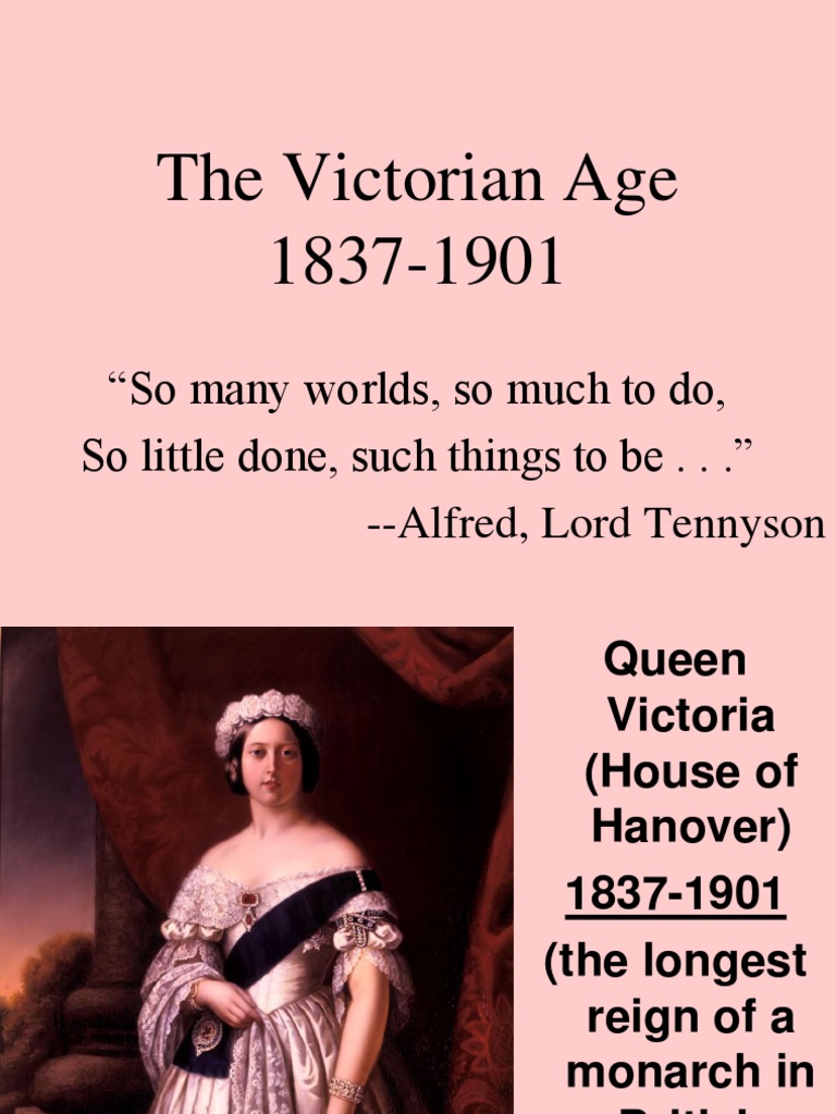 The Victorian Age | PDF | Victorian Era | Queen Victoria