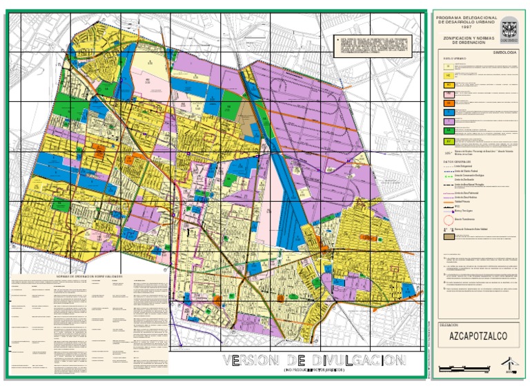Mapa de Colonias en Azcapotzalco | PDF