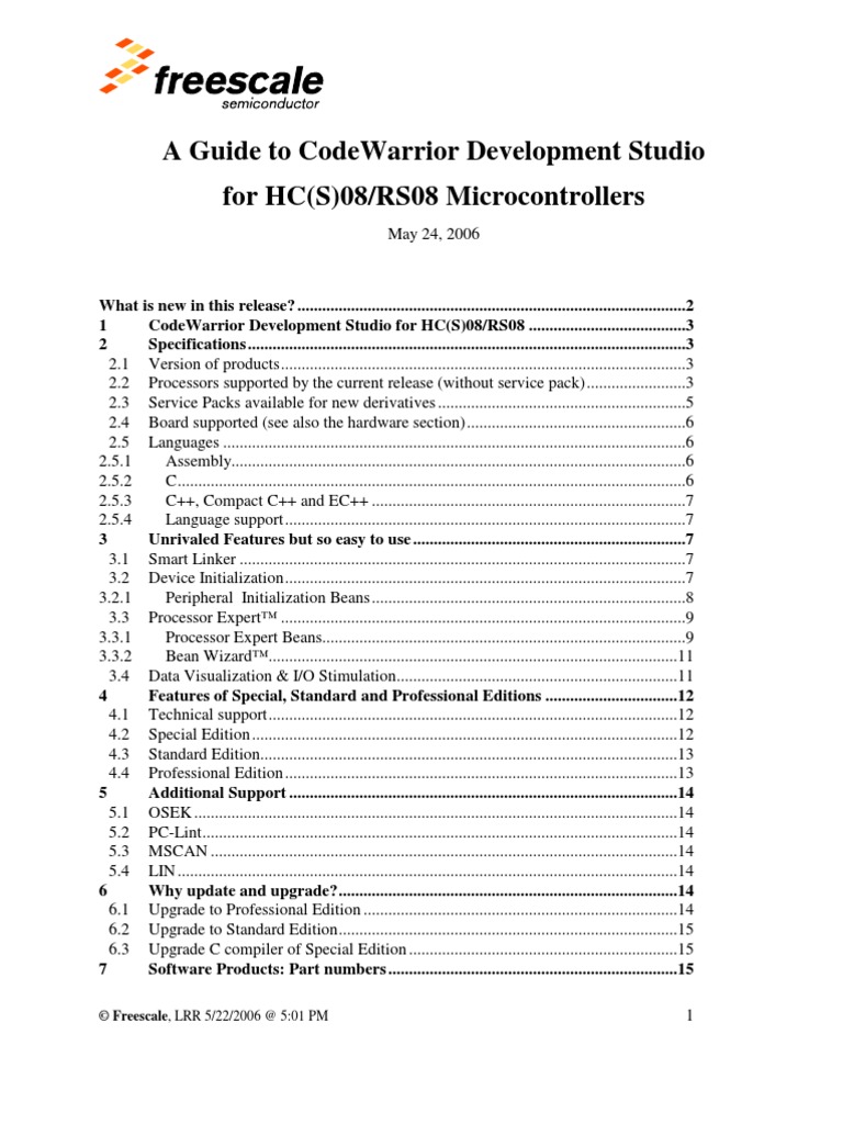 CWS H08 PB | PDF | Microcontroller | C (Programming Language)