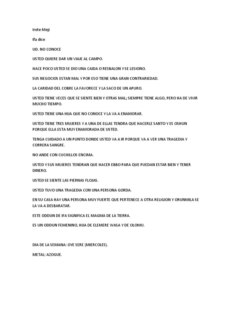 Irete Meyi | PDF