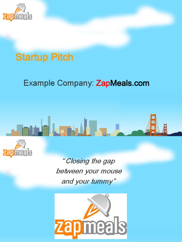 Zap Meals Pitch Deck | PDF | Fast Food | Search Engine Marketing
