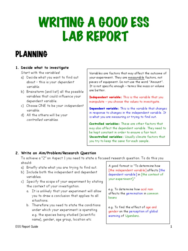 Table 1: The Effects of Various Independent Variables on the ...