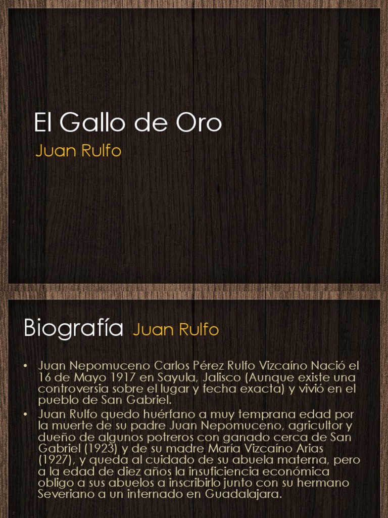 El Gallo de Oro | PDF