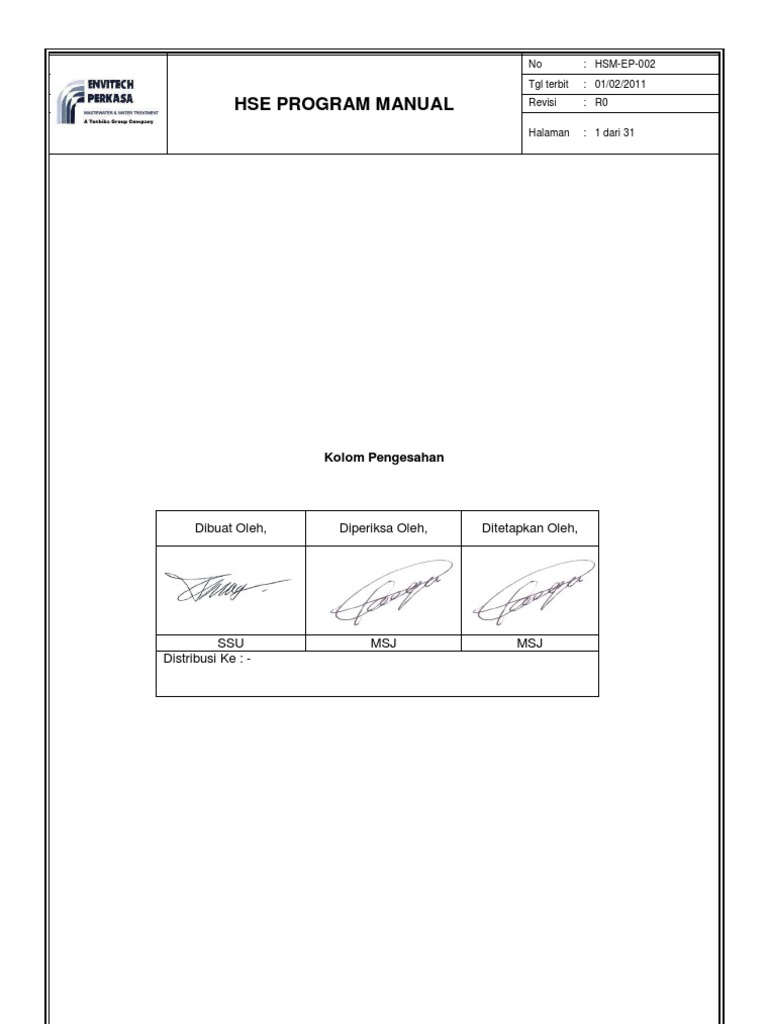 PTEP Safety Program Manual | PDF