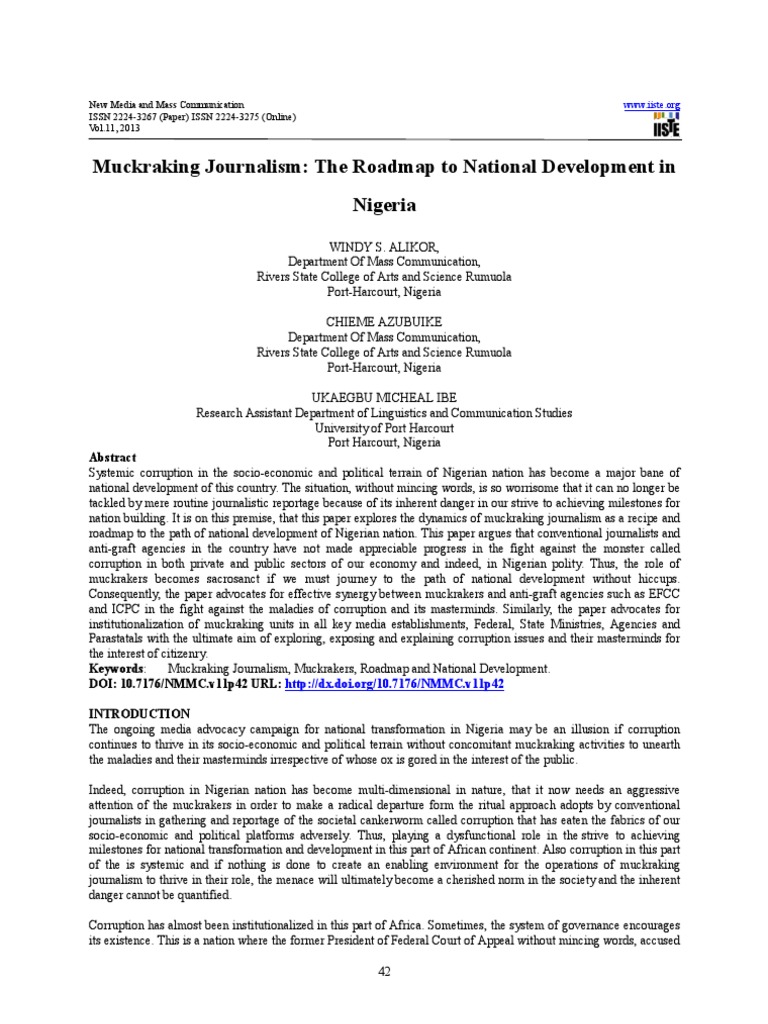 Muckraking Journalism | PDF | Muckraker | Journalism