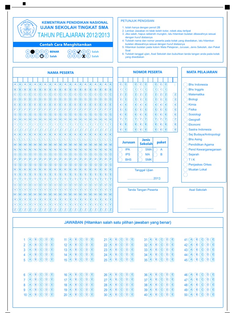 LJK Uas Sma 2013 PDF | PDF