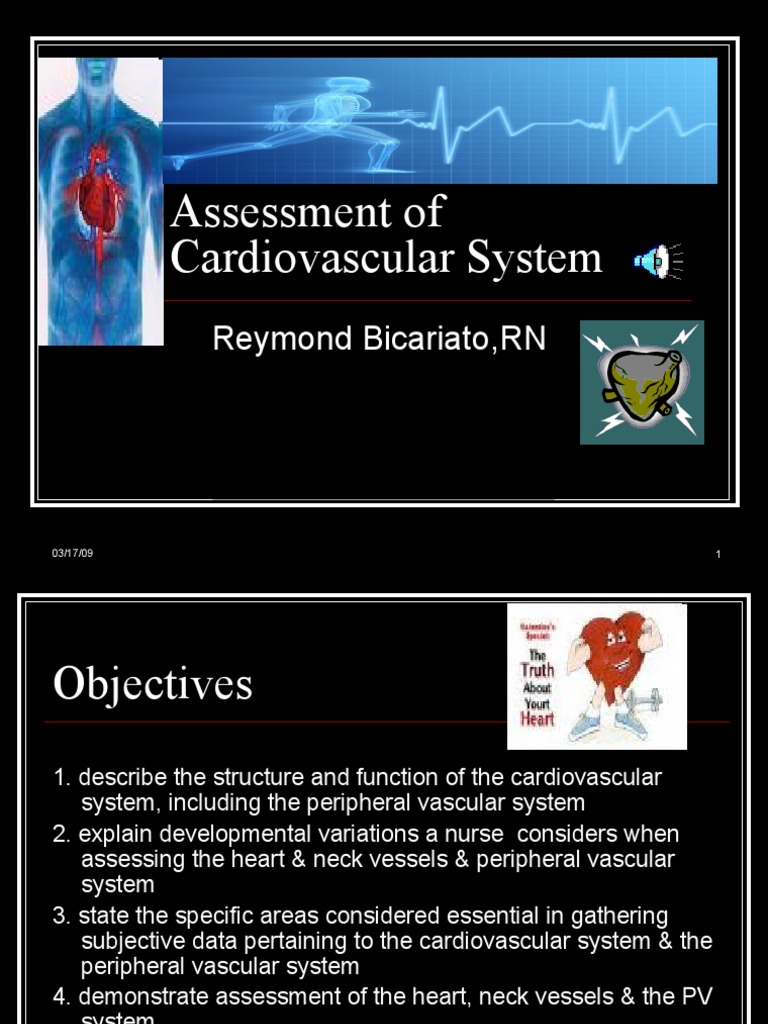 Assessment of Cardiovascular System | PDF | Ventricle (Heart) | Heart Valve