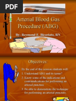 Arterial Blood Gas Sampling Procedure PDF | PDF | Medical Specialties ...