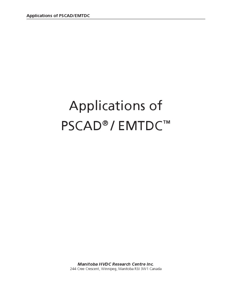 Pscad 07 | PDF | Electric Power Transmission | Transformer