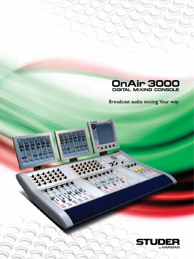 Studer OnAir 3000 Brochure 1111 LR | PDF | Command Line Interface ...