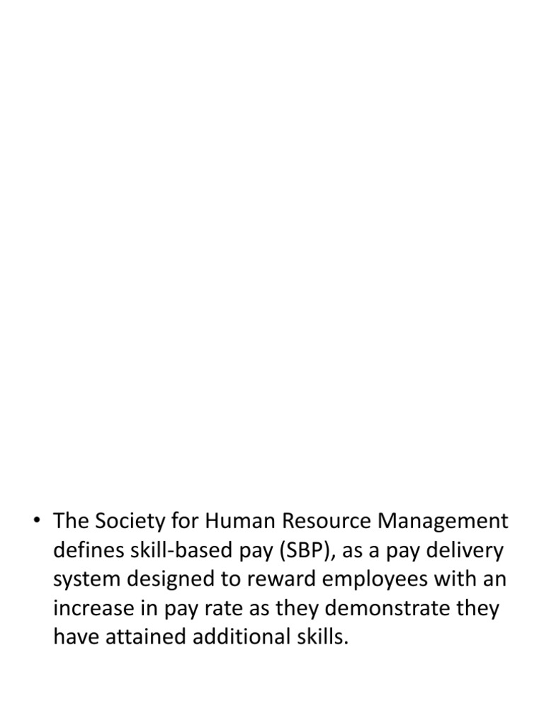 Skill Based Pay | PDF | Employment | Cognitive Science