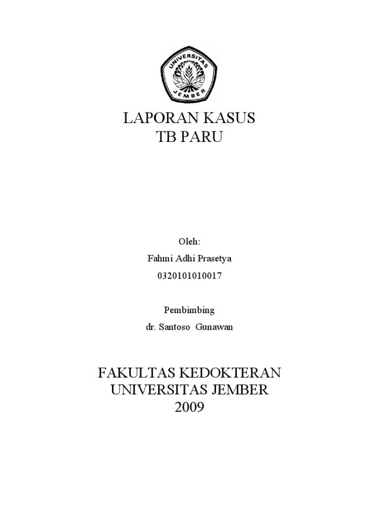 Lapsus TB Paru | PDF | Sains & Matematika