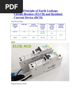 ELCB Working Principles Explained | PDF | Machines | Electromagnetism