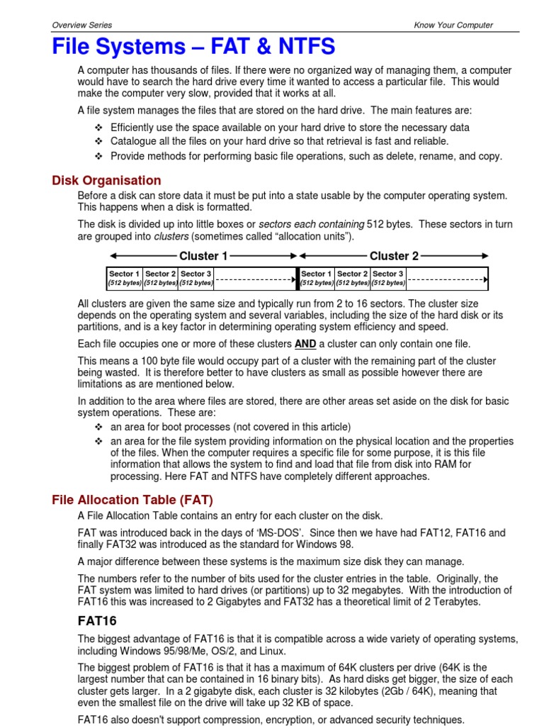 File Systems | PDF | File System | Computer File