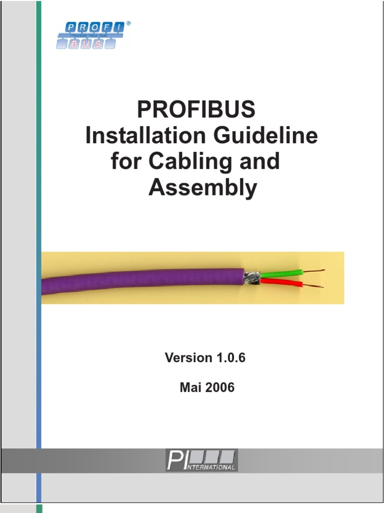 PROFIBUS - Cabling and Assembly | PDF