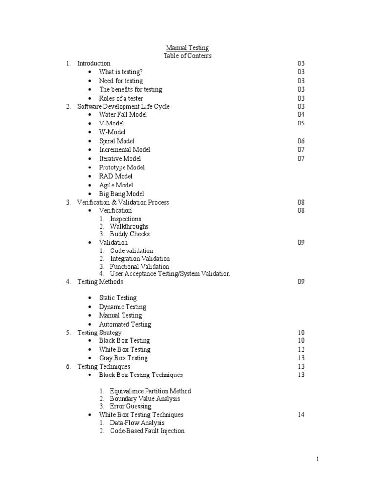 A Comprehensive Guide to Manual Software Testing: Covering Testing ...
