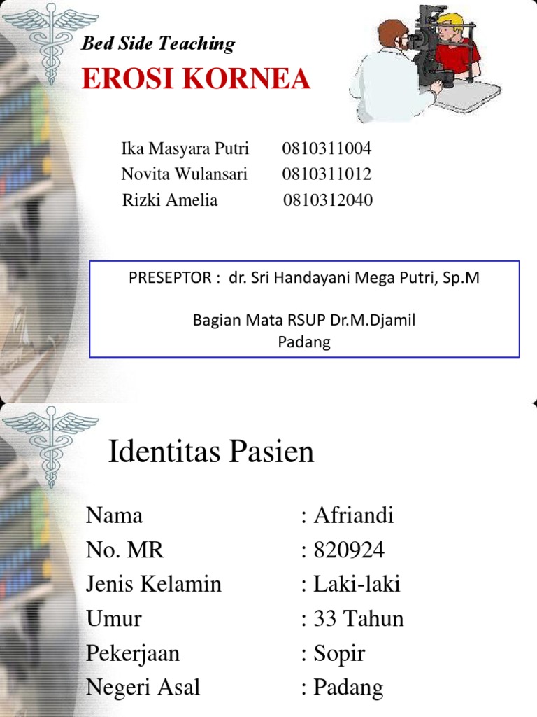 Erosi Kornea | PDF