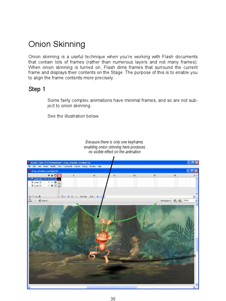 Onion Skinning: Step 1 | PDF | Frame Rate | Animation