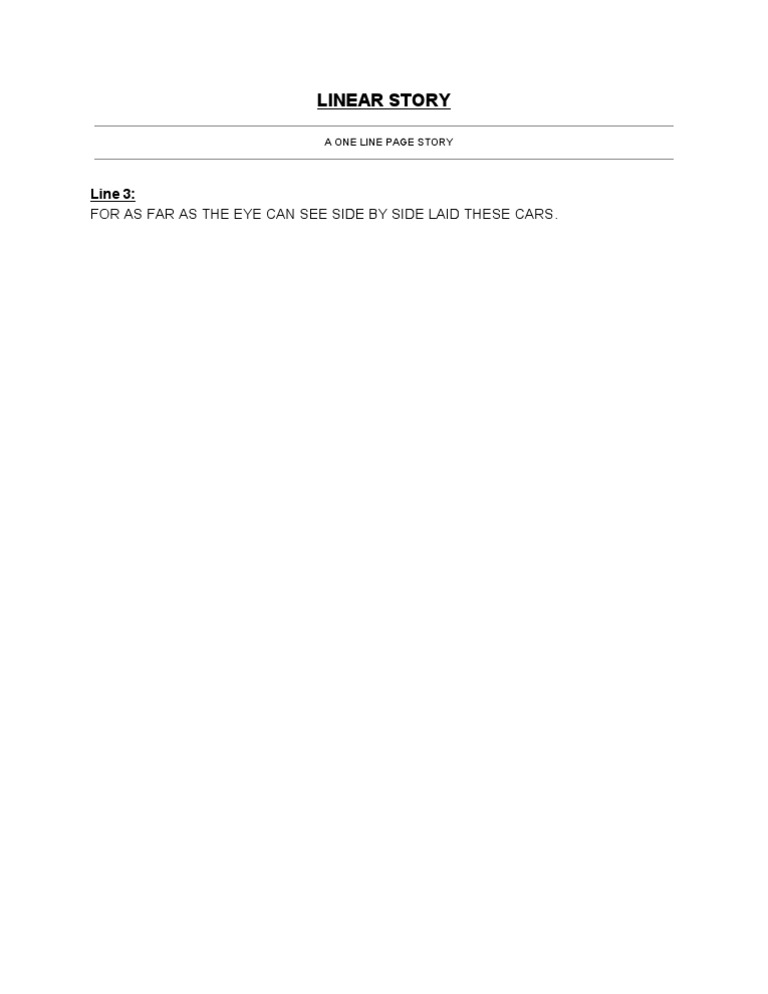 Linear Story LN 3 | PDF