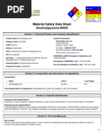 DMSO Health and Safety Information | PDF | Dimethyl Sulfoxide | Toxicity