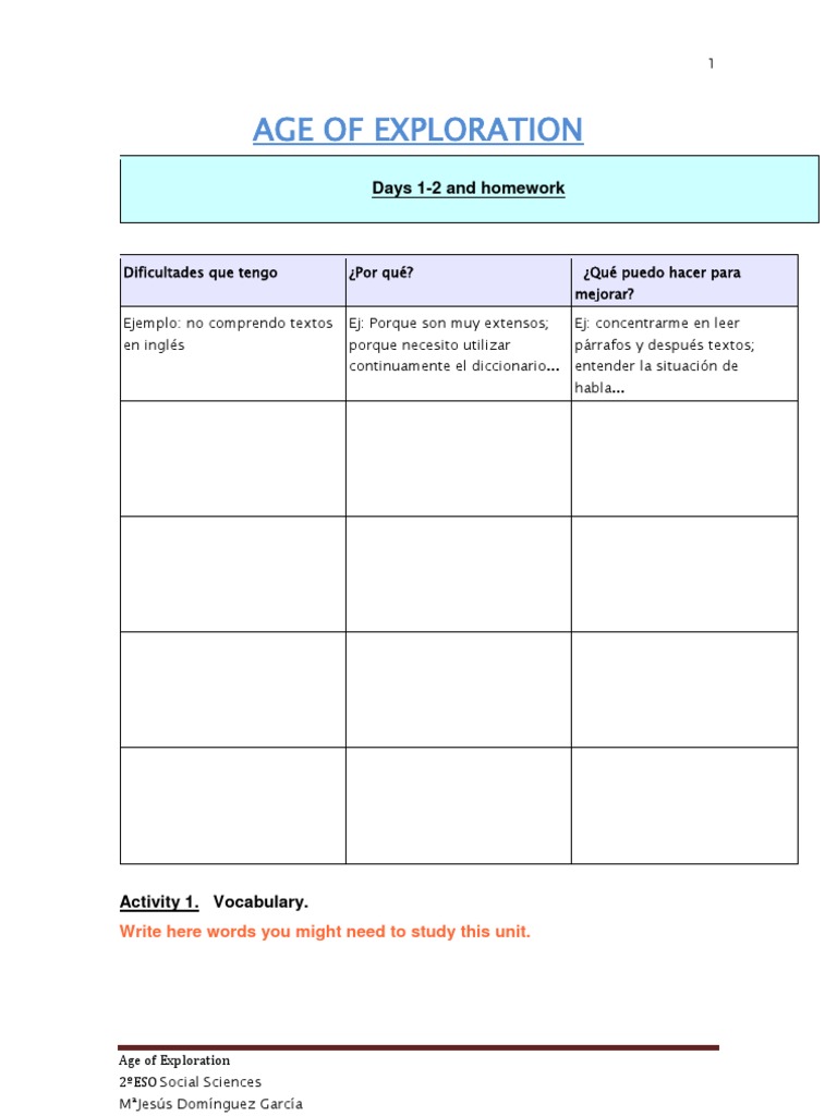 Age of Exploration | PDF | Exploration | Voyages Of Christopher Columbus