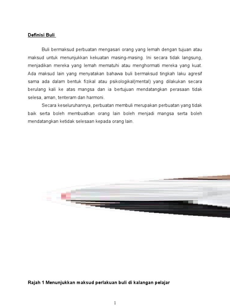 Definisi Buli | PDF | Kesehatan Holistik | Pengembangan Diri