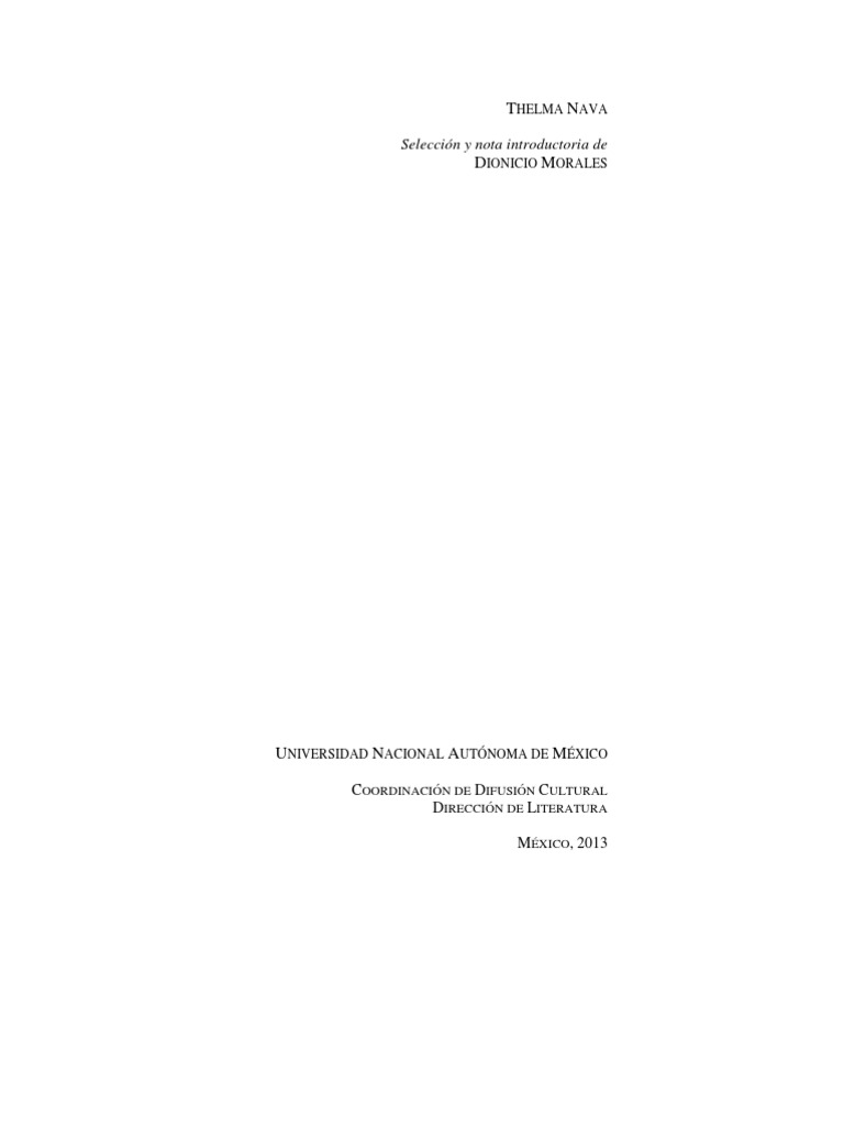 Thelma Nava 175 | PDF | Amor | Naturaleza
