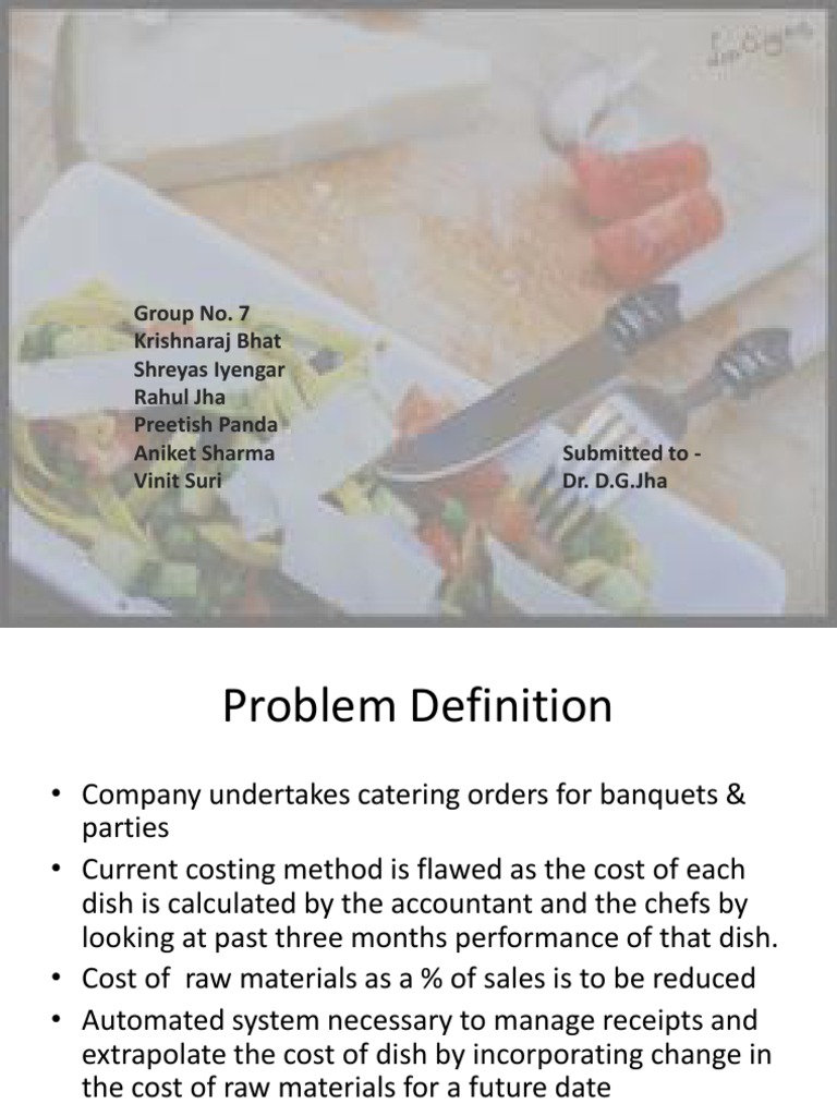 Catering Management System Overview | PDF