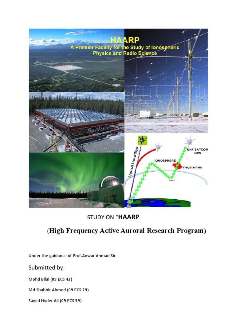 Haarp High Frequency Active Auroral Research Program) : Study On ...