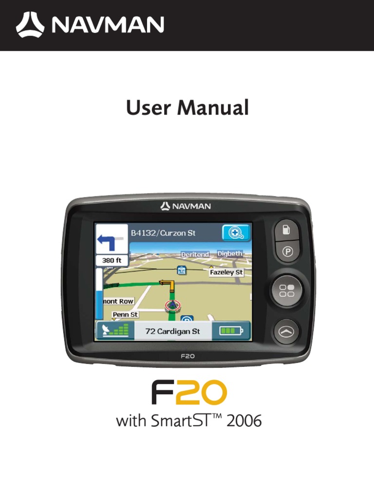 Navman F20 | Download Free PDF | Global Positioning System | Navigation