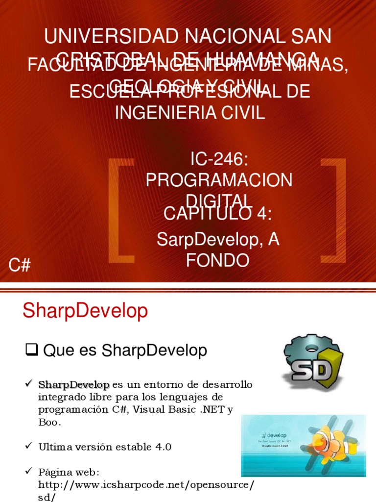 SharpDevelop Clase 4 | PDF