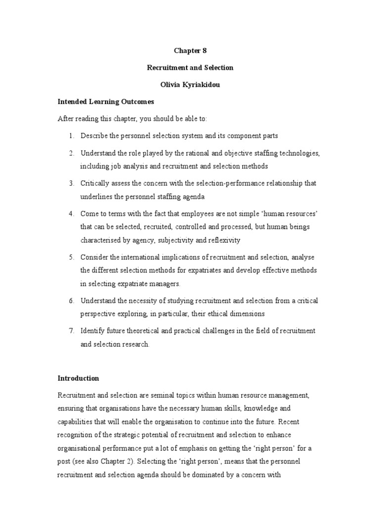 Recruitment v6 | PDF | Recruitment | Employment