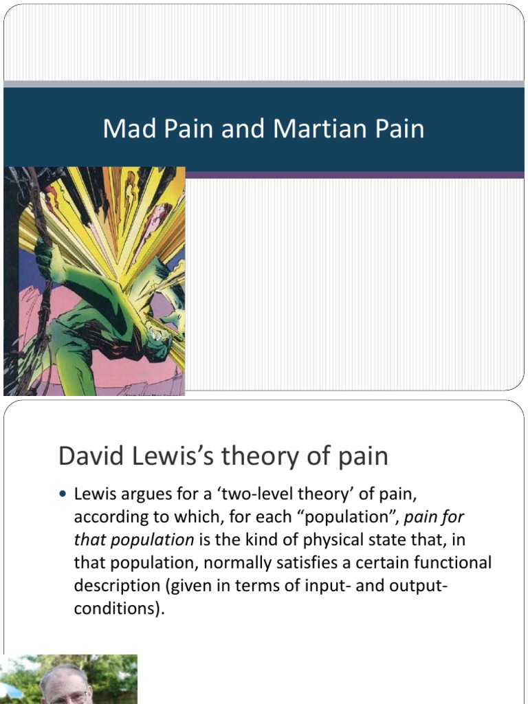 Mad Pain and Martian Pain | PDF | Pain | Causality