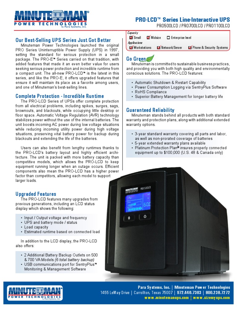 Pro-Lcd Data Sheet | PDF | Alternating Current | Electrical Engineering