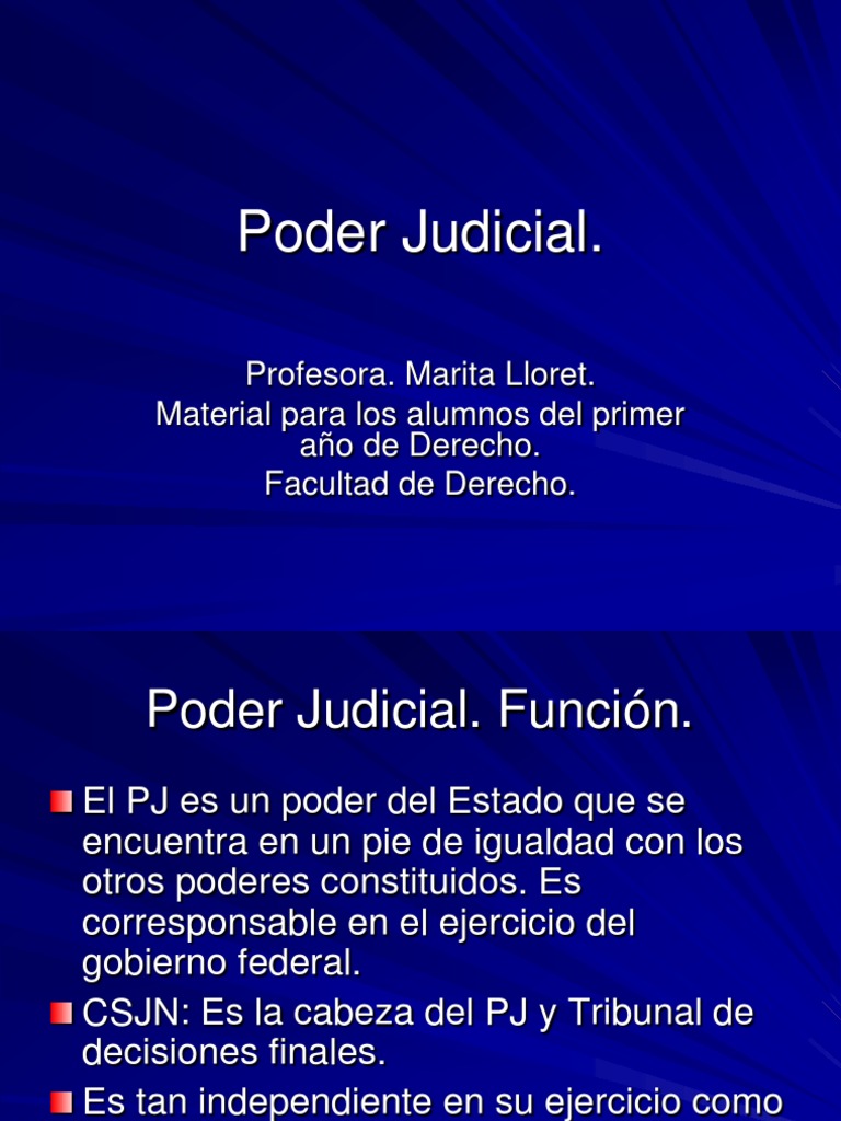 Facultades Del Poder Judicial Reglamento De Organización Y Funciones