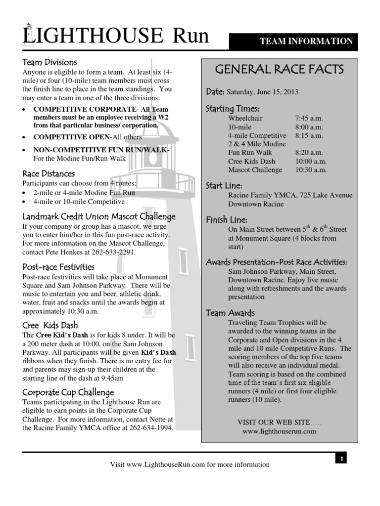 Team Packet 2013 | PDF | Business