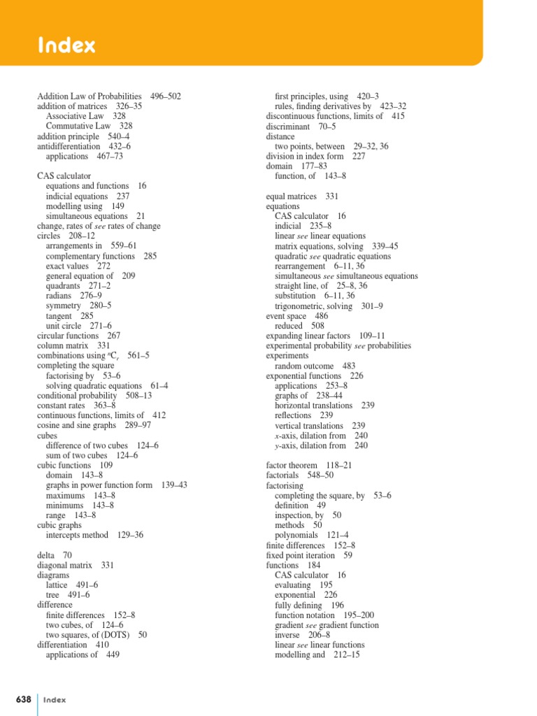 CAS Functions and Truncus Maths Guide | PDF | Trigonometric Functions ...