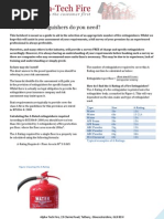 Fire Extinguishers Specification | Foam | Specification (Technical ...