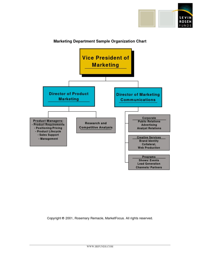 Marketing Organization Chart | PDF | Business | Art