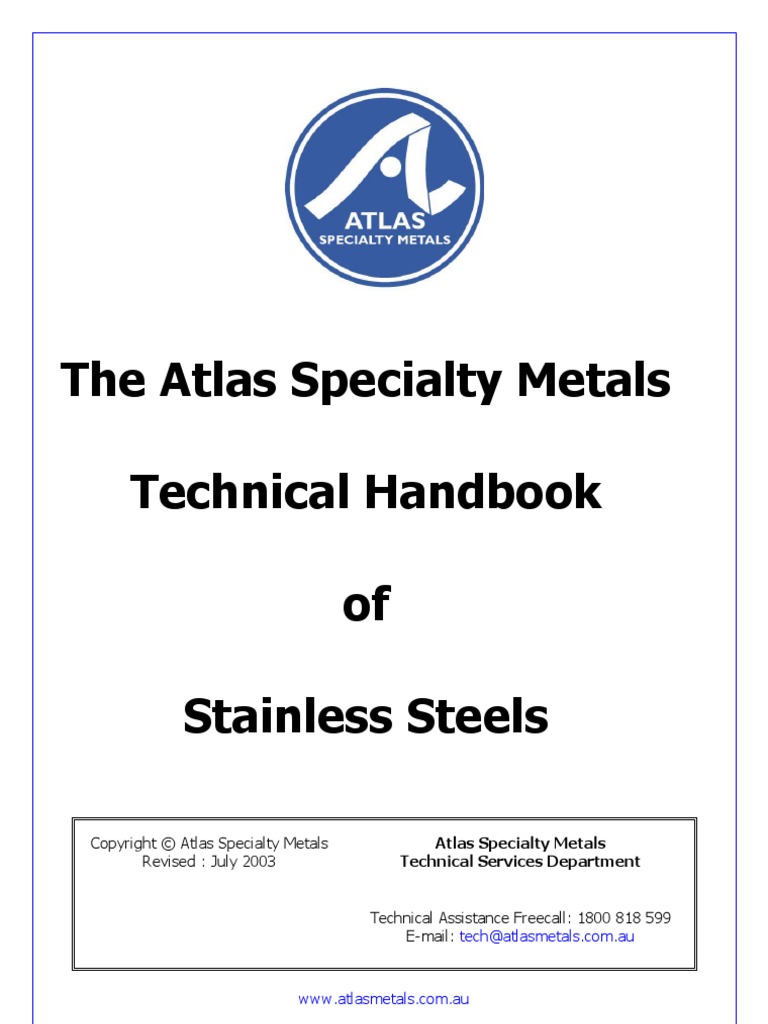 Atlas Metals Handbook | PDF | Corrosion | Steel