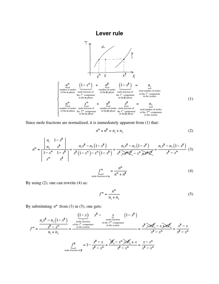 Lever Rule | PDF | Teaching Methods & Materials