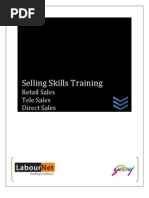 Sales Skills Training Manual | PDF | Sales | Question