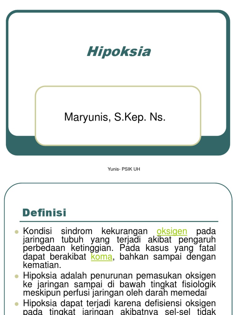 Hipoksia | PDF