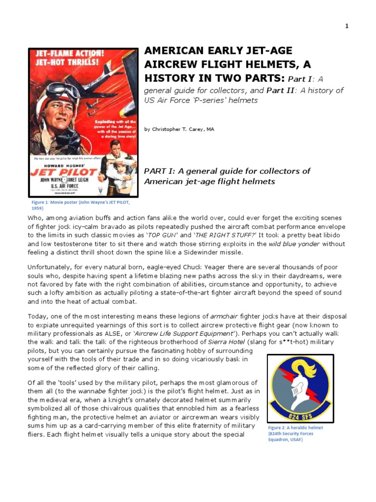 A History of US Aircrew Flight Helmets and Collecting Flightgear ...