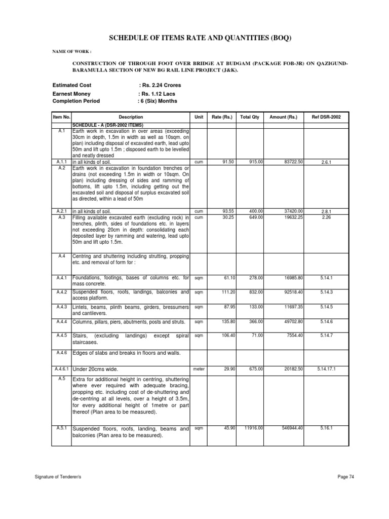 Boq (Fob-3r) | PDF | Structural Steel | Metal Fabrication