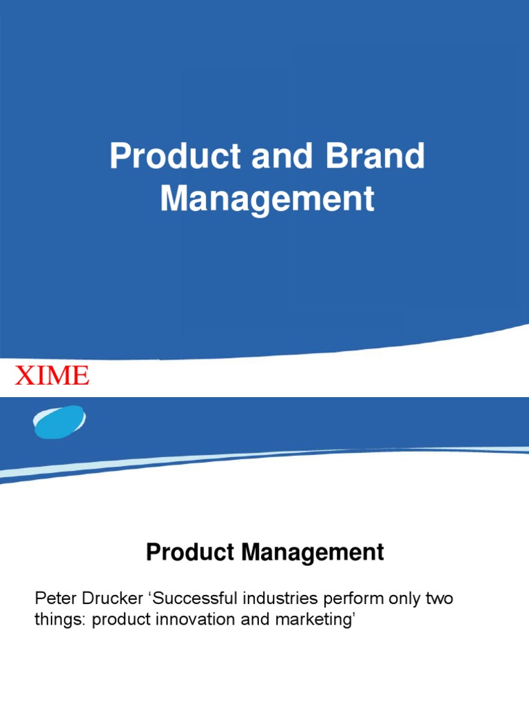 Product and Brand Management | PDF | Strategic Management | Product ...