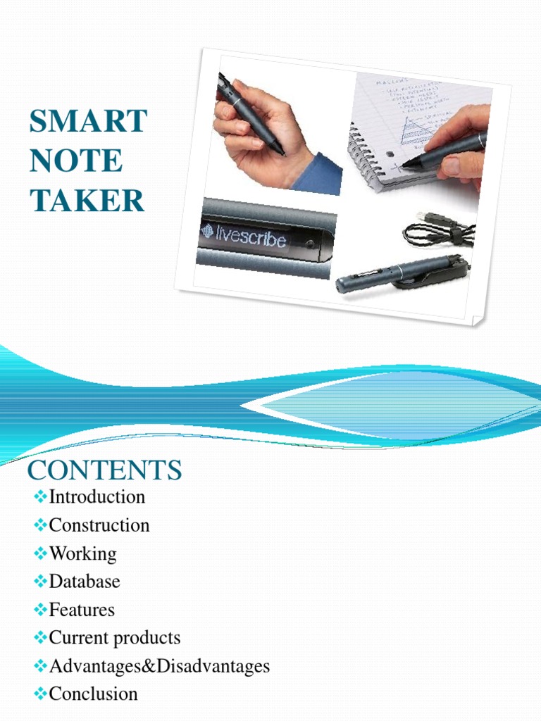 Smart Note Taker | PDF | Personal Computers | Computer Program