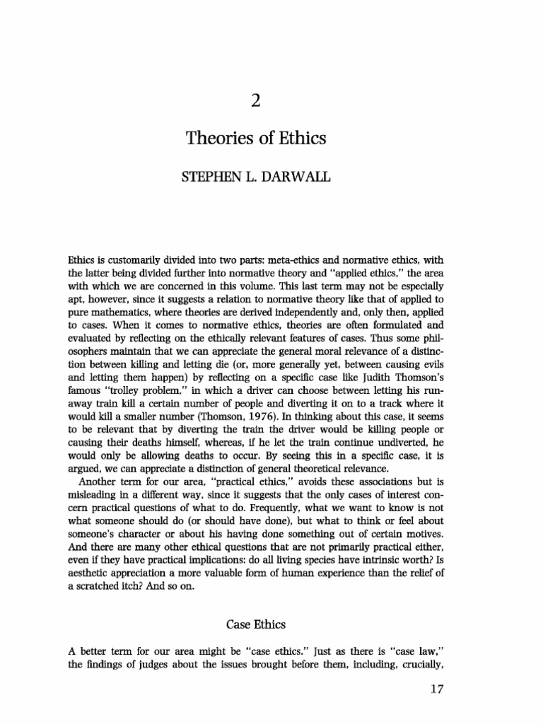 Contractualism and Contractarianism in Normative Ethics Theories | PDF ...