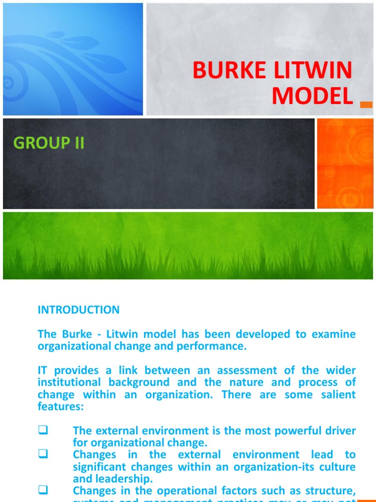 Litwin Model | PDF | Organizational Culture | Strategic Management